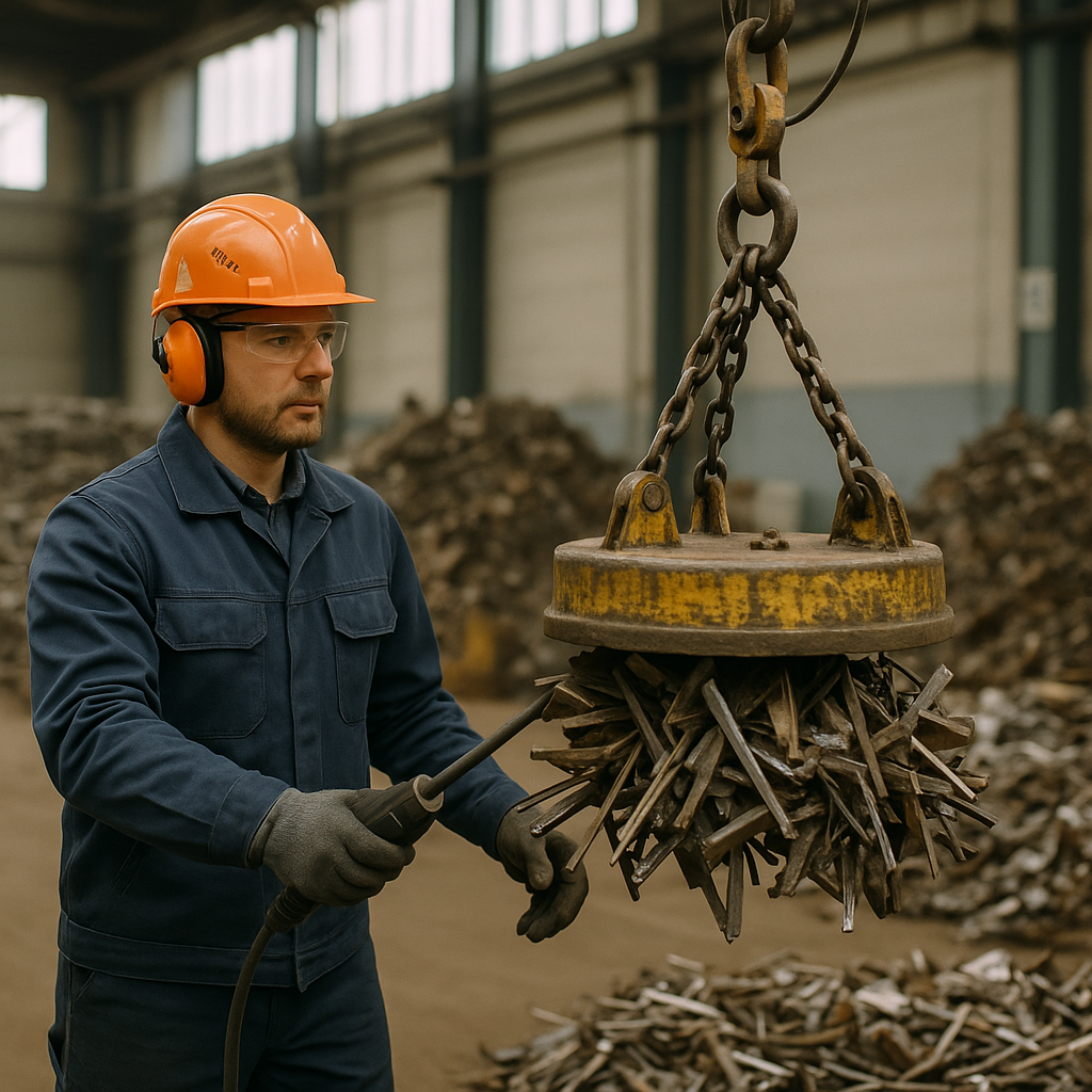 What to Know When Selling Scrap Lifting Magnets | Okon Recycling