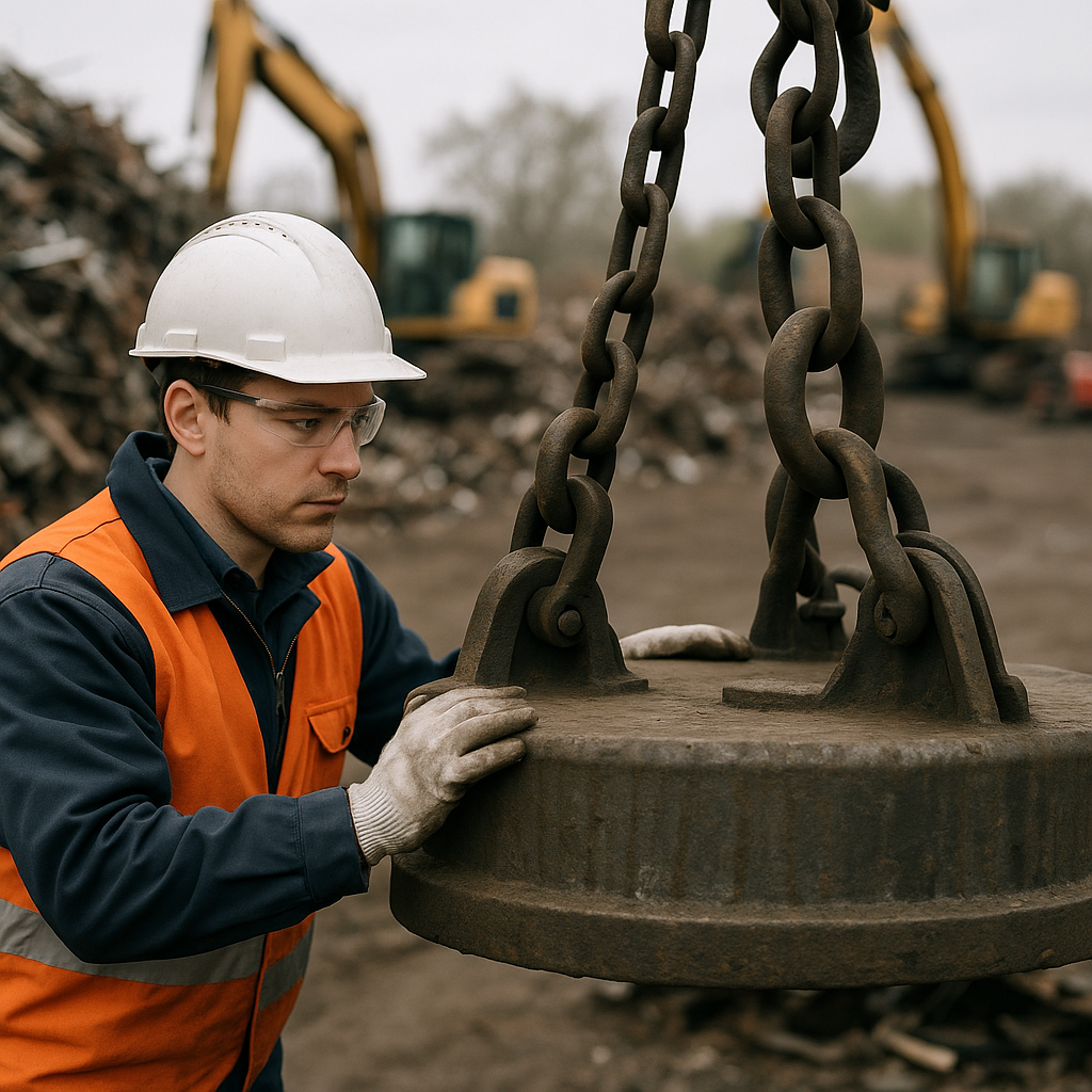 What to Know When Selling Scrap Lifting Magnets | Okon Recycling